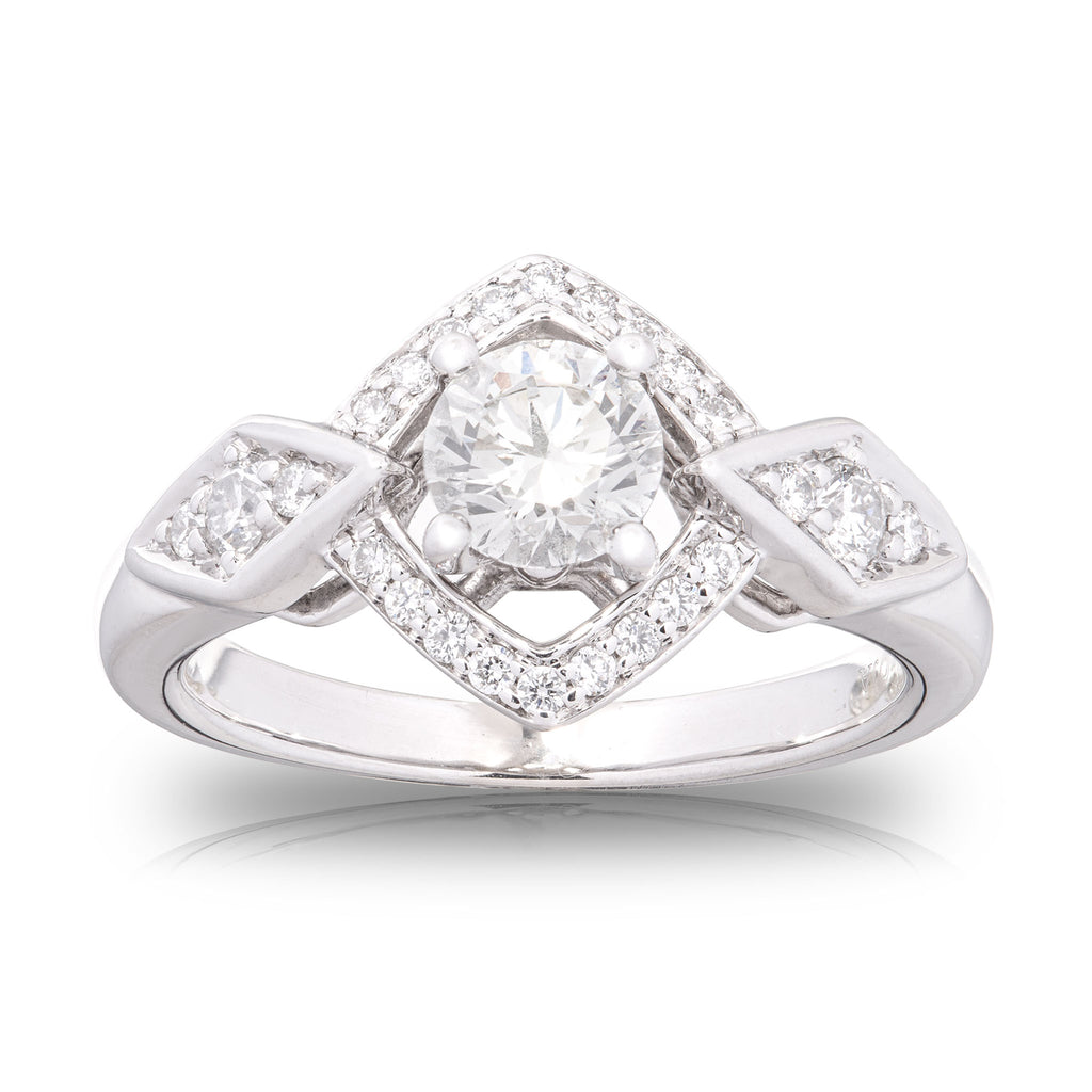 14ct White Gold 0.72ct GIA Diamond VVS2 Marquise Ring By James Allen – Dobson Fine Jewellery