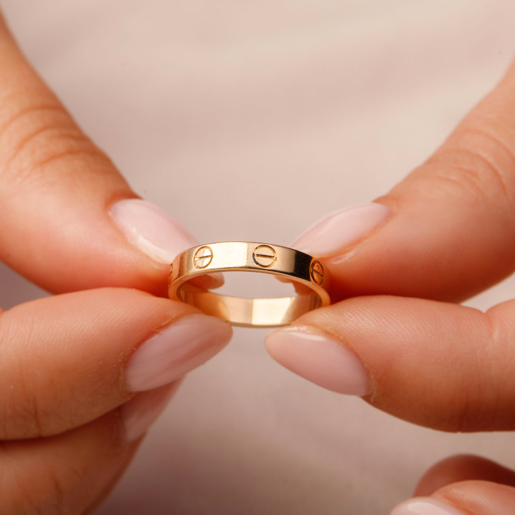 Cartier 18ct Yellow Gold Size 54 Love Ring With Box & Authenticity Pap ...