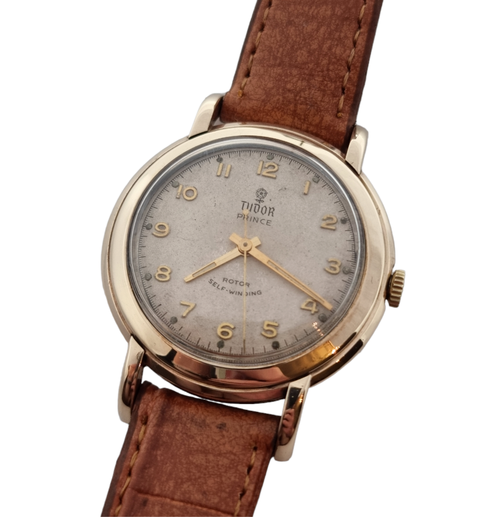 Tudor Prince 1954 9ct Yellow Gold Rotor Self-winding Automatic – Dobson ...