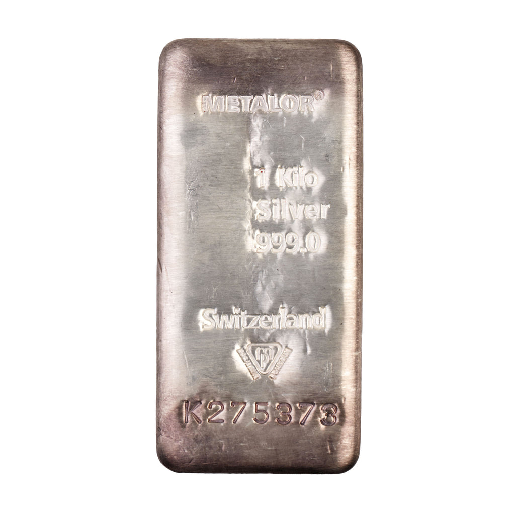 1kg 999 Fine Silver Bars Best Value – Dobson Fine Jewellery